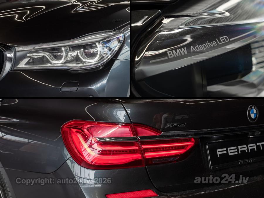 Grey BMW 7 Series 2015 in Tallinn, with an engine capacity of 4.40 L and mileage of 136 thousand km for 29900 €, photo 4 on AUTOMOTO.COM.LV