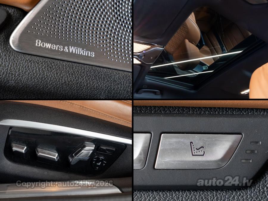 Grey BMW 7 Series 2015 in Tallinn, with an engine capacity of 4.40 L and mileage of 136 thousand km for 29900 €, photo 14 on AUTOMOTO.COM.LV