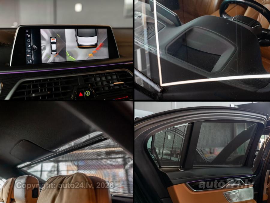 Grey BMW 7 Series 2015 in Tallinn, with an engine capacity of 4.40 L and mileage of 136 thousand km for 29900 €, photo 17 on AUTOMOTO.COM.LV