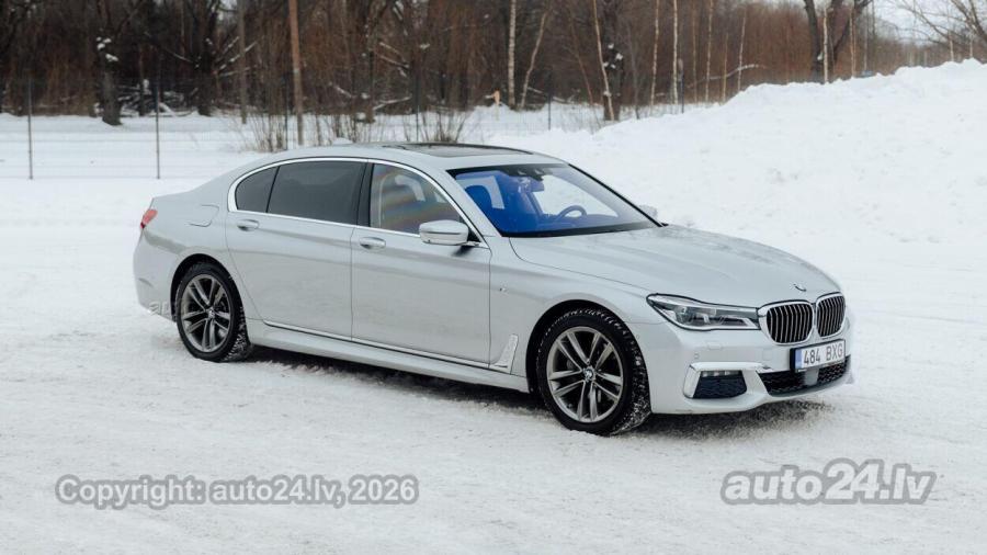 Grey BMW 7 Series 2016 in Tallinn, with an engine capacity of 3.00 L and mileage of 150 thousand km for 29900 €, photo 1 on AUTOMOTO.COM.LV