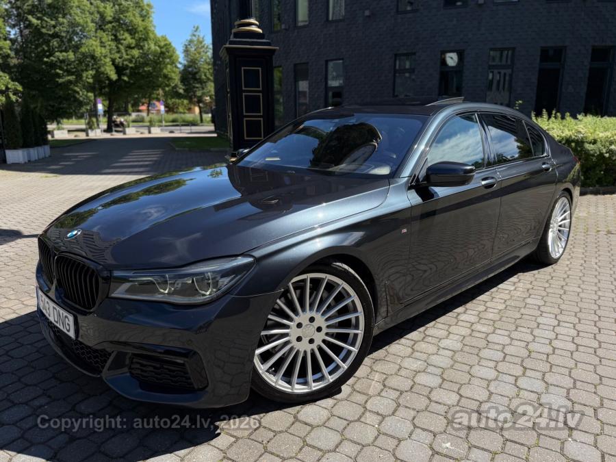 Pelēks BMW 7 Series 2016 Tallina, ar dzinēja tilpumu 3.00 L un nobraukumu 218 tūkst. km par 32900 €, foto 1 vietnē AUTOMOTO.COM.LV