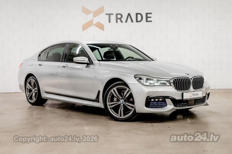 Pelēks BMW 7 Series 2017 Pērnava, ar dzinēja tilpumu 3.00 L un nobraukumu 223 tūkst. km par 25990 €, foto 2 vietnē AUTOMOTO.COM.LV