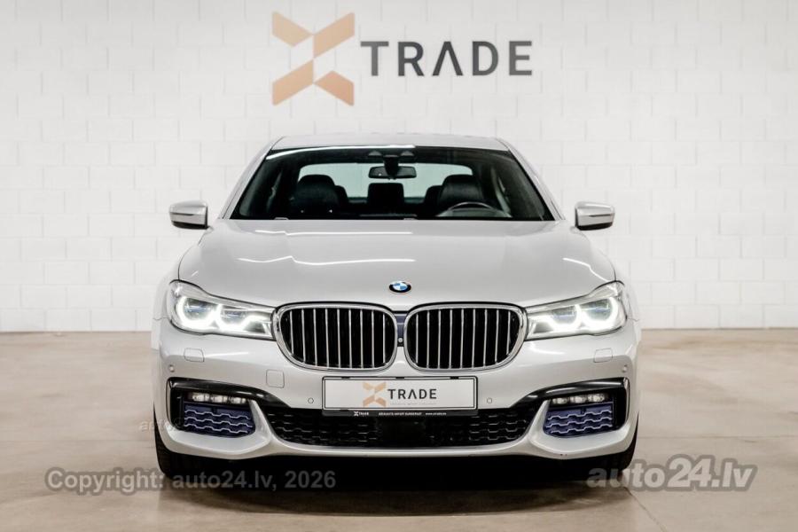 Pelēks BMW 7 Series 2017 Pērnava, ar dzinēja tilpumu 3.00 L un nobraukumu 223 tūkst. km par 25990 €, foto 3 vietnē AUTOMOTO.COM.LV