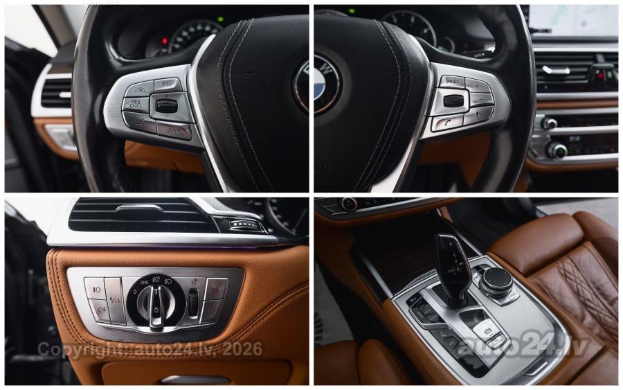 Pelēks BMW 7 Series 2017 Tallina, ar dzinēja tilpumu 3.00 L un nobraukumu 230 tūkst. km par 27499 €, foto 18 vietnē AUTOMOTO.COM.LV