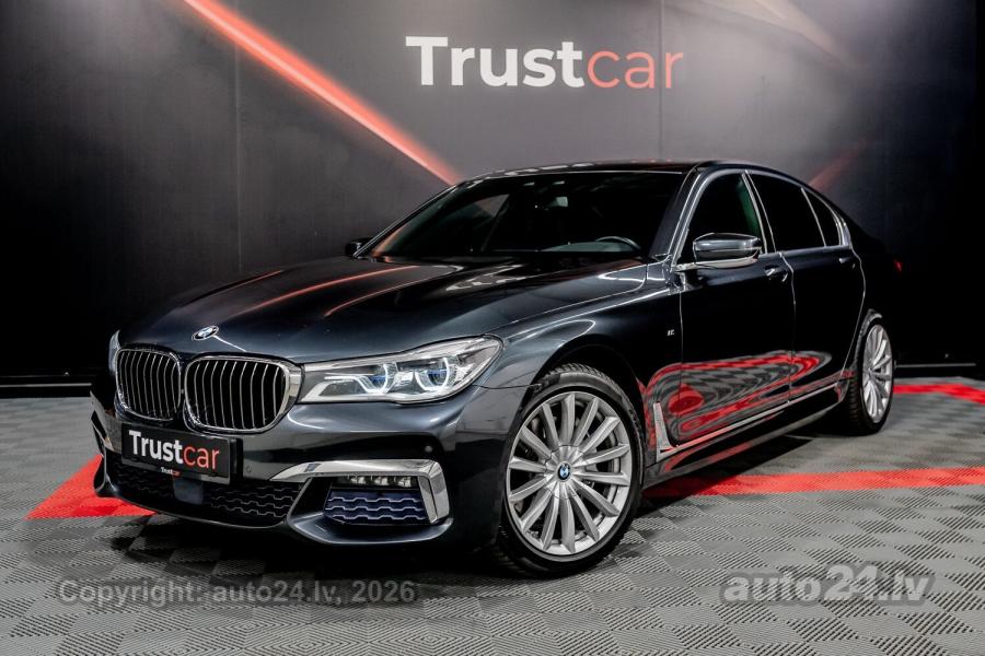 Pelēks BMW 7 Series 2017 Pērnava, ar dzinēja tilpumu 3.00 L un nobraukumu 190 tūkst. km par 25900 €, foto 1 vietnē AUTOMOTO.COM.LV