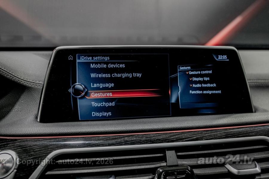 Pelēks BMW 7 Series 2017 Pērnava, ar dzinēja tilpumu 3.00 L un nobraukumu 190 tūkst. km par 25900 €, foto 29 vietnē AUTOMOTO.COM.LV