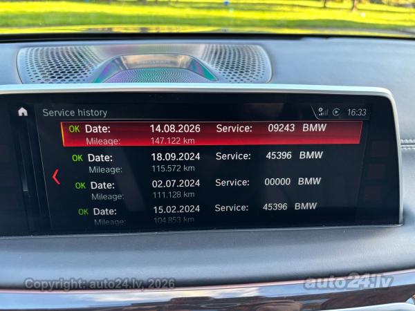 Grey BMW 7 Series 2018 in Tallinn, with an engine capacity of 4.40 L and mileage of 151 thousand km for 36500 €, photo 8 on AUTOMOTO.COM.LV