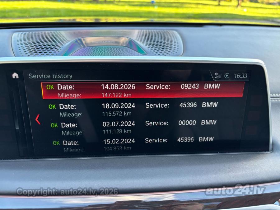 Pelēks BMW 7 Series 2018 Tallina, ar dzinēja tilpumu 4.40 L un nobraukumu 151 tūkst. km par 36500 €, foto 8 vietnē AUTOMOTO.COM.LV