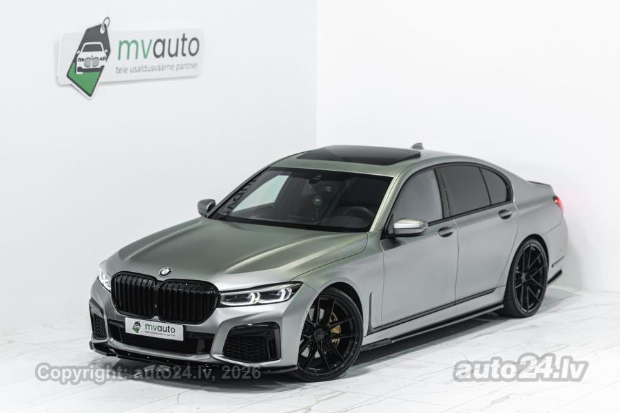 Grey BMW 7 Series 2021 in Tallinn, with an engine capacity of 3.00 L and mileage of 91 thousand km for 53990 €, photo 1 on AUTOMOTO.COM.LV