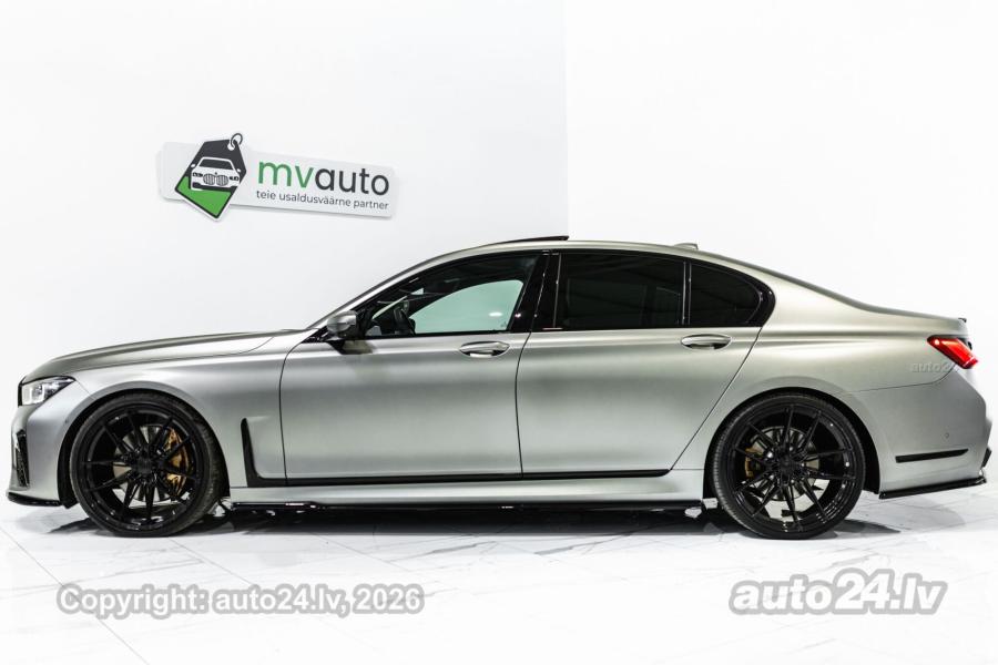 Grey BMW 7 Series 2021 in Tallinn, with an engine capacity of 3.00 L and mileage of 91 thousand km for 53990 €, photo 7 on AUTOMOTO.COM.LV