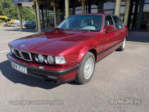 Красный БМВ 7 Серия 1993 в Тарту, объемом двигателя 4.99 л и пробегом 263 тыс. км за 11000 €, фото  на AUTOMOTO.COM.LV