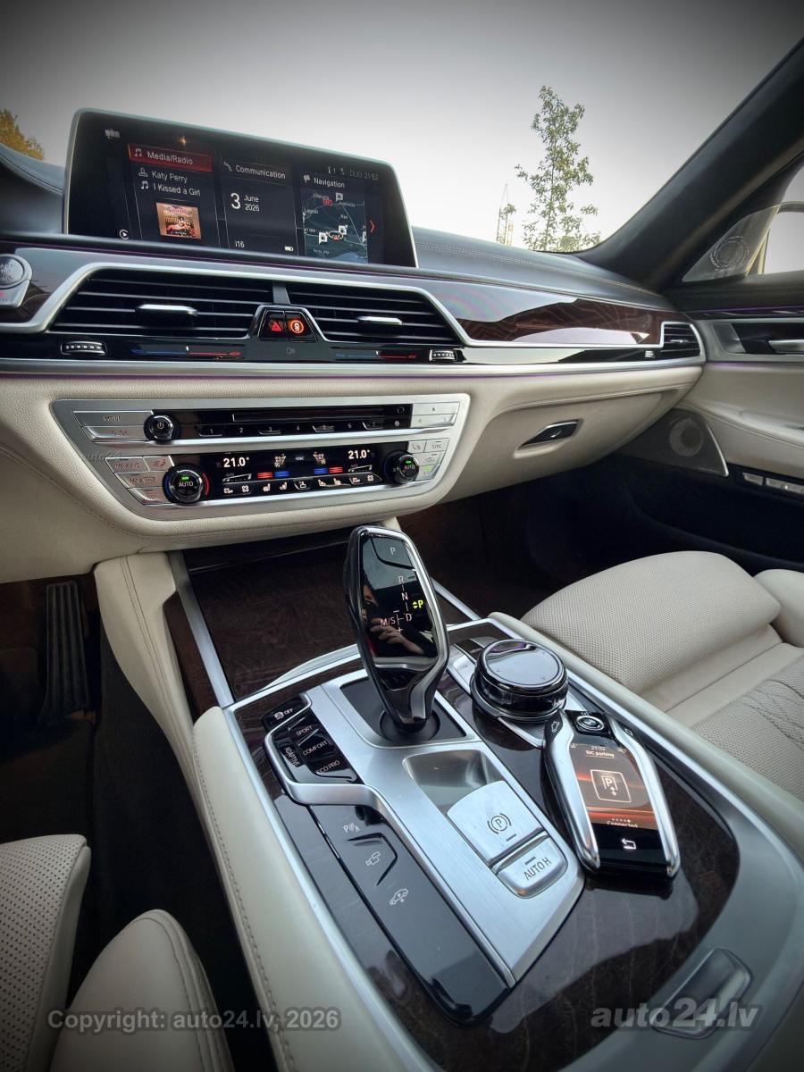 BMW 7 Series 2016 in Tallinn, with an engine capacity of 3.00 L and mileage of 202 thousand km for 27900 €, photo 13 on AUTOMOTO.COM.LV