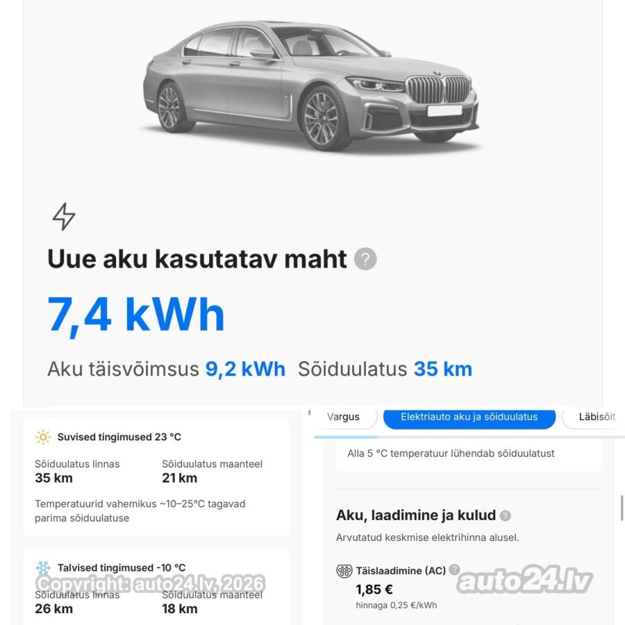 БМВ 7 Серия 2017 в Таллин, объемом двигателя 2.00 л и пробегом 190 тыс. км за 19990 €, фото 28 на AUTOMOTO.COM.LV