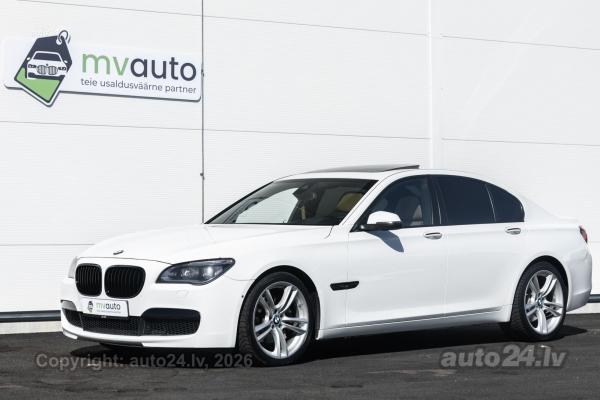 White BMW 7 Series 2013 in Tallinn, with an engine capacity of 3.00 L and mileage of 292 thousand km for 15990 €, photo 1 on AUTOMOTO.COM.LV