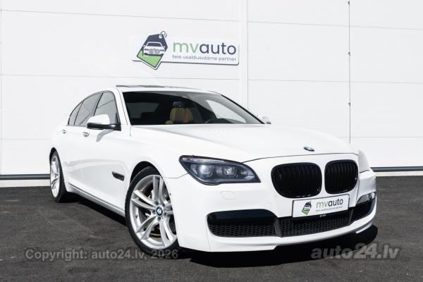 White BMW 7 Series 2013 in Tallinn, with an engine capacity of 3.00 L and mileage of 292 thousand km for 15990 €, photo 5 on AUTOMOTO.COM.LV