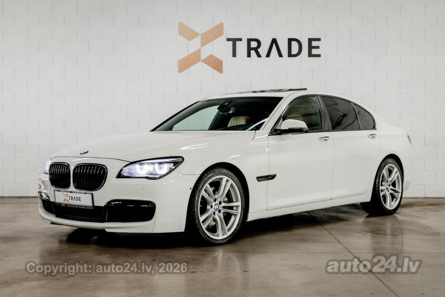 White BMW 7 Series 2013 in Parnu, with an engine capacity of 3.00 L and mileage of 294 thousand km for 14990 €, photo 1 on AUTOMOTO.COM.LV