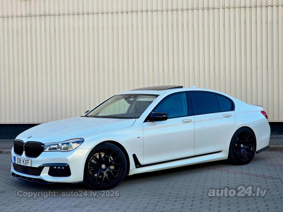 White BMW 7 Series 2016 in Tallinn, with an engine capacity of 3.00 L and mileage of 288 thousand km for 24990 €, photo 1 on AUTOMOTO.COM.LV