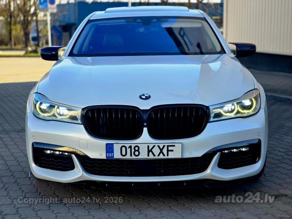 White BMW 7 Series 2016 in Tallinn, with an engine capacity of 3.00 L and mileage of 288 thousand km for 24990 €, photo 2 on AUTOMOTO.COM.LV