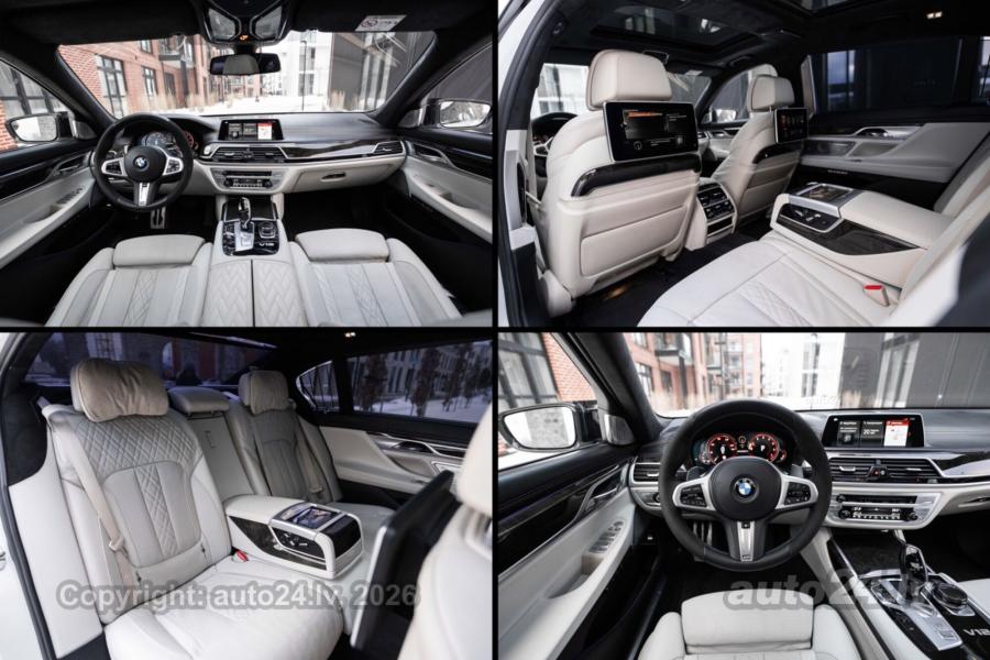 White BMW 7 Series 2016 in Tallinn, with an engine capacity of 4.40 L and mileage of 118 thousand km for 33900 €, photo 18 on AUTOMOTO.COM.LV