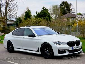 Balts BMW 7 Series 2016 Tallina, ar dzinēja tilpumu 3.00 L un nobraukumu 289 tūkst. km par 23990 €, foto  vietnē AUTOMOTO.COM.LV
