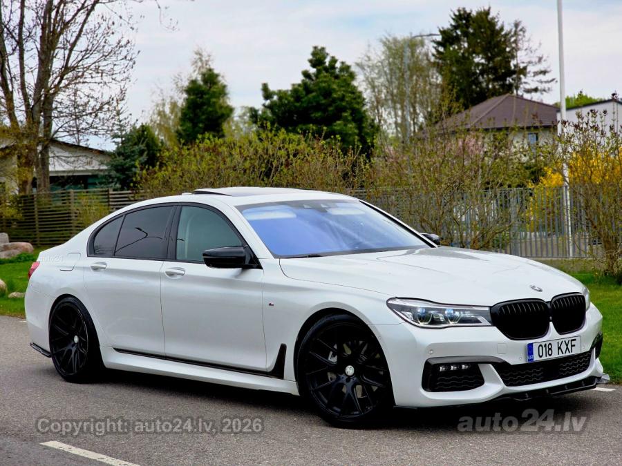Balts BMW 7 Series 2016 Tallina, ar dzinēja tilpumu 3.00 L un nobraukumu 289 tūkst. km par 23990 €, foto 1 vietnē AUTOMOTO.COM.LV