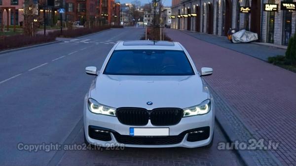 White BMW 7 Series 2016 in Tallinn, with an engine capacity of 4.40 L and mileage of 180 thousand km for 32700 €, photo 1 on AUTOMOTO.COM.LV