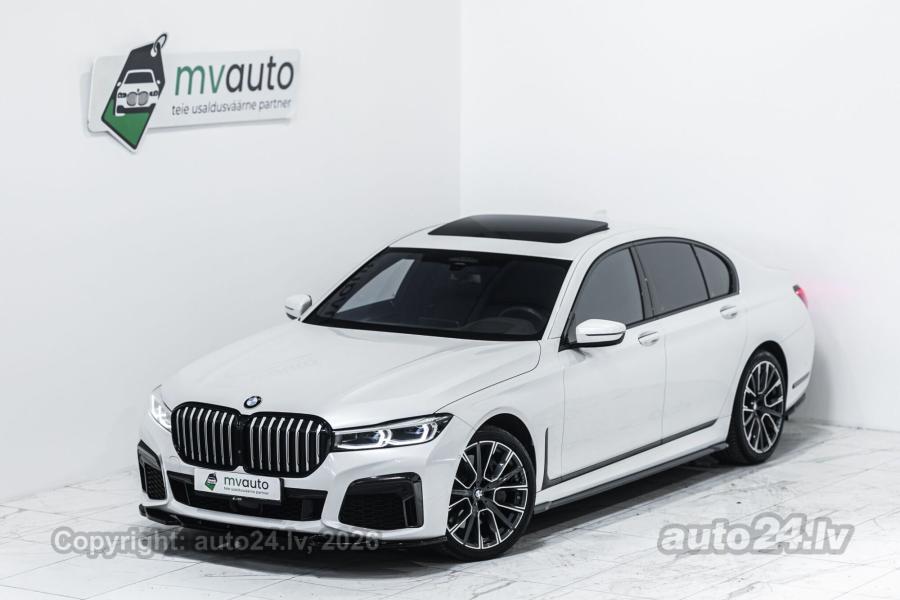 White BMW 7 Series 2020 in Tallinn, with an engine capacity of 3.00 L and mileage of 112 thousand km for 50990 €, photo 1 on AUTOMOTO.COM.LV