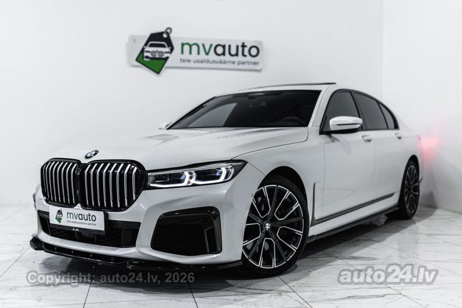 White BMW 7 Series 2020 in Tallinn, with an engine capacity of 3.00 L and mileage of 112 thousand km for 50990 €, photo 4 on AUTOMOTO.COM.LV