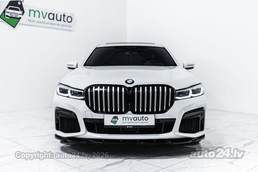 White BMW 7 Series 2020 in Tallinn, with an engine capacity of 3.00 L and mileage of 112 thousand km for 50990 €, photo 5 on AUTOMOTO.COM.LV