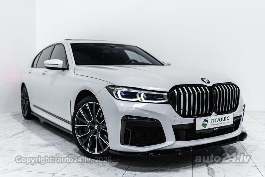 White BMW 7 Series 2020 in Tallinn, with an engine capacity of 3.00 L and mileage of 112 thousand km for 50990 €, photo 6 on AUTOMOTO.COM.LV
