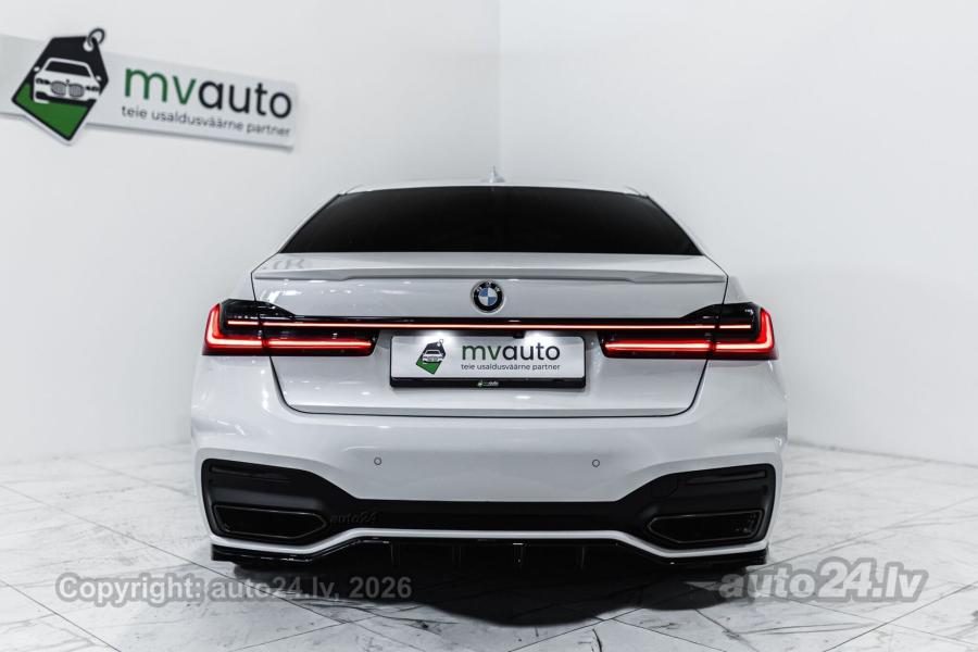 White BMW 7 Series 2020 in Tallinn, with an engine capacity of 3.00 L and mileage of 112 thousand km for 50990 €, photo 8 on AUTOMOTO.COM.LV