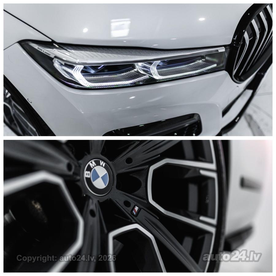 White BMW 7 Series 2020 in Tallinn, with an engine capacity of 3.00 L and mileage of 112 thousand km for 50990 €, photo 12 on AUTOMOTO.COM.LV