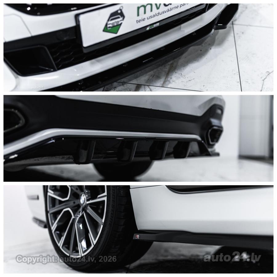 White BMW 7 Series 2020 in Tallinn, with an engine capacity of 3.00 L and mileage of 112 thousand km for 50990 €, photo 13 on AUTOMOTO.COM.LV