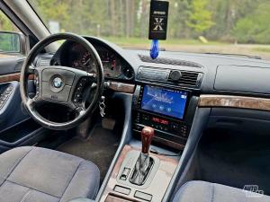 Blue BMW 725 1996 in Kaunas, with an engine capacity of 2.50 L and mileage of 370 thousand km for 1990 €, photo 20 on AUTOMOTO.COM.LV