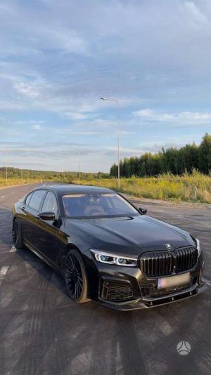 Black BMW 730 2016 in Vilnius, with an engine capacity of 2.99 L and mileage of 199 thousand km for 26000 €, photo  on AUTOMOTO.COM.LV