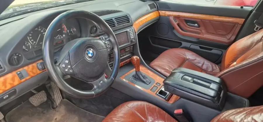 Black BMW 730 2001 in Valmiera, with an engine capacity of 3.00 L and mileage of 436 thousand km for 3400 €, photo 14 on AUTOMOTO.COM.LV