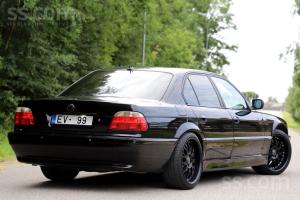 Black BMW 730 2001 in Tukums, with an engine capacity of 3.00 L and mileage of 0 thousand km for 7770 €, photo 4 on AUTOMOTO.COM.LV