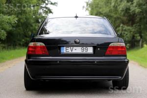 Black BMW 730 2001 in Tukums, with an engine capacity of 3.00 L and mileage of 0 thousand km for 7770 €, photo 5 on AUTOMOTO.COM.LV