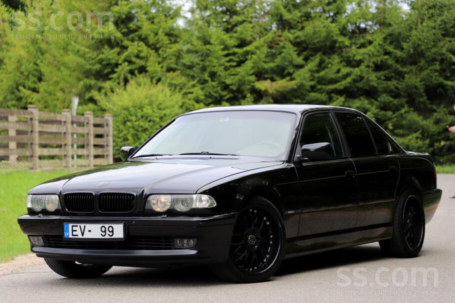 Black BMW 730 2001 in Tukums, with an engine capacity of 3.00 L and mileage of 0 thousand km for 7770 €, photo 8 on AUTOMOTO.COM.LV