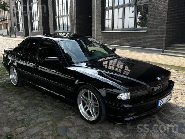 Black BMW 730 2001 in Riga, with an engine capacity of 3.00 L and mileage of 0 thousand km for 8400 €, photo 1 on AUTOMOTO.COM.LV