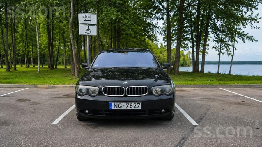 Черный БМВ 730 2002 в Даугавпилс, объемом двигателя 3.00 л и пробегом 0 тыс. км за 3200 €, фото 1 на AUTOMOTO.COM.LV