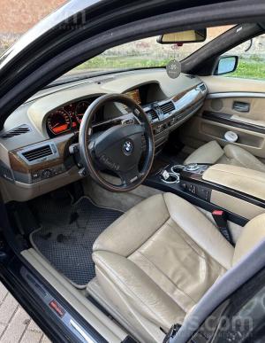 Black BMW 730 2002 in Daugavpils, with an engine capacity of 3.00 L and mileage of 0 thousand km for 2950 €, photo 4 on AUTOMOTO.COM.LV