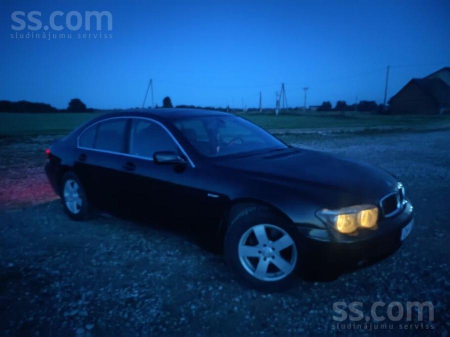 Black BMW 730 2002 in Tukums, with an engine capacity of 3.00 L and mileage of 500 thousand km for 3000 €, photo 3 on AUTOMOTO.COM.LV