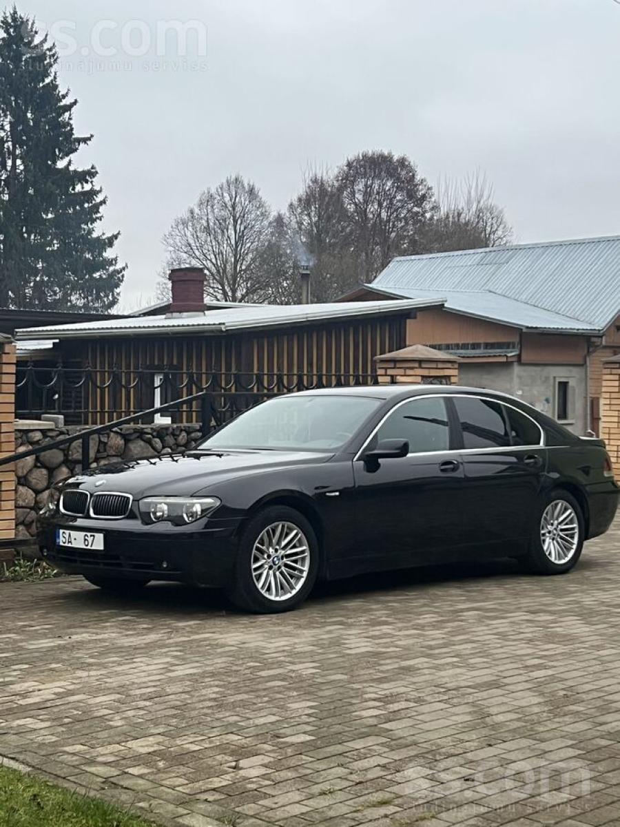 Black BMW 730 2002 in Kraslava, with an engine capacity of 3.00 L and mileage of 393 thousand km for 3450 €, photo 3 on AUTOMOTO.COM.LV