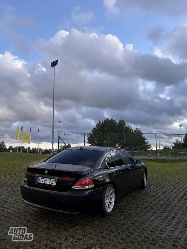 Black BMW 730 2002 in Vilnius, with an engine capacity of 3.00 L and mileage of 498 thousand km for 3250 €, photo 4 on AUTOMOTO.COM.LV