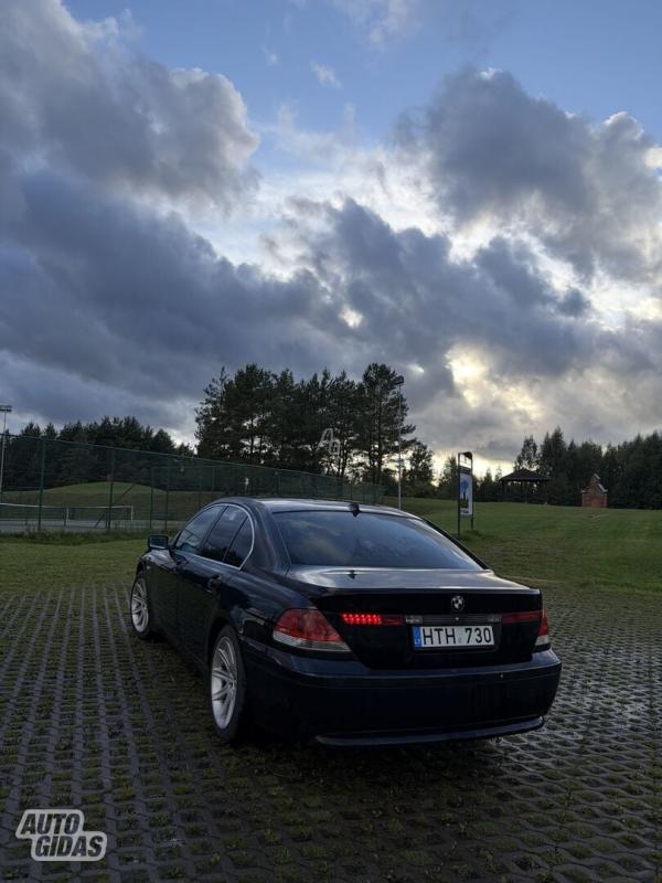 Black BMW 730 2002 in Vilnius, with an engine capacity of 3.00 L and mileage of 498 thousand km for 3250 €, photo 5 on AUTOMOTO.COM.LV