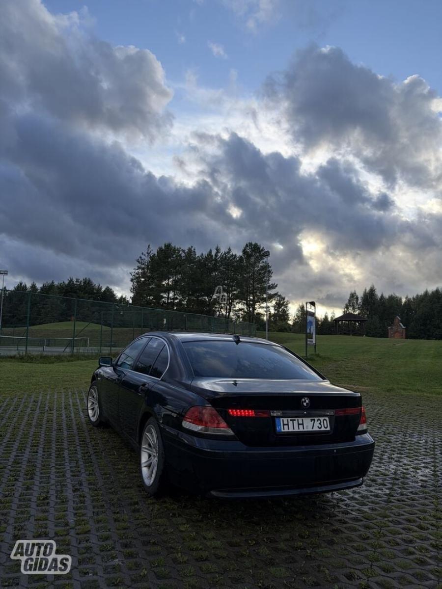 Melns BMW 730 2002 Viļņa, ar dzinēja tilpumu 3.00 L un nobraukumu 498 tūkst. km par 3250 €, foto 5 vietnē AUTOMOTO.COM.LV