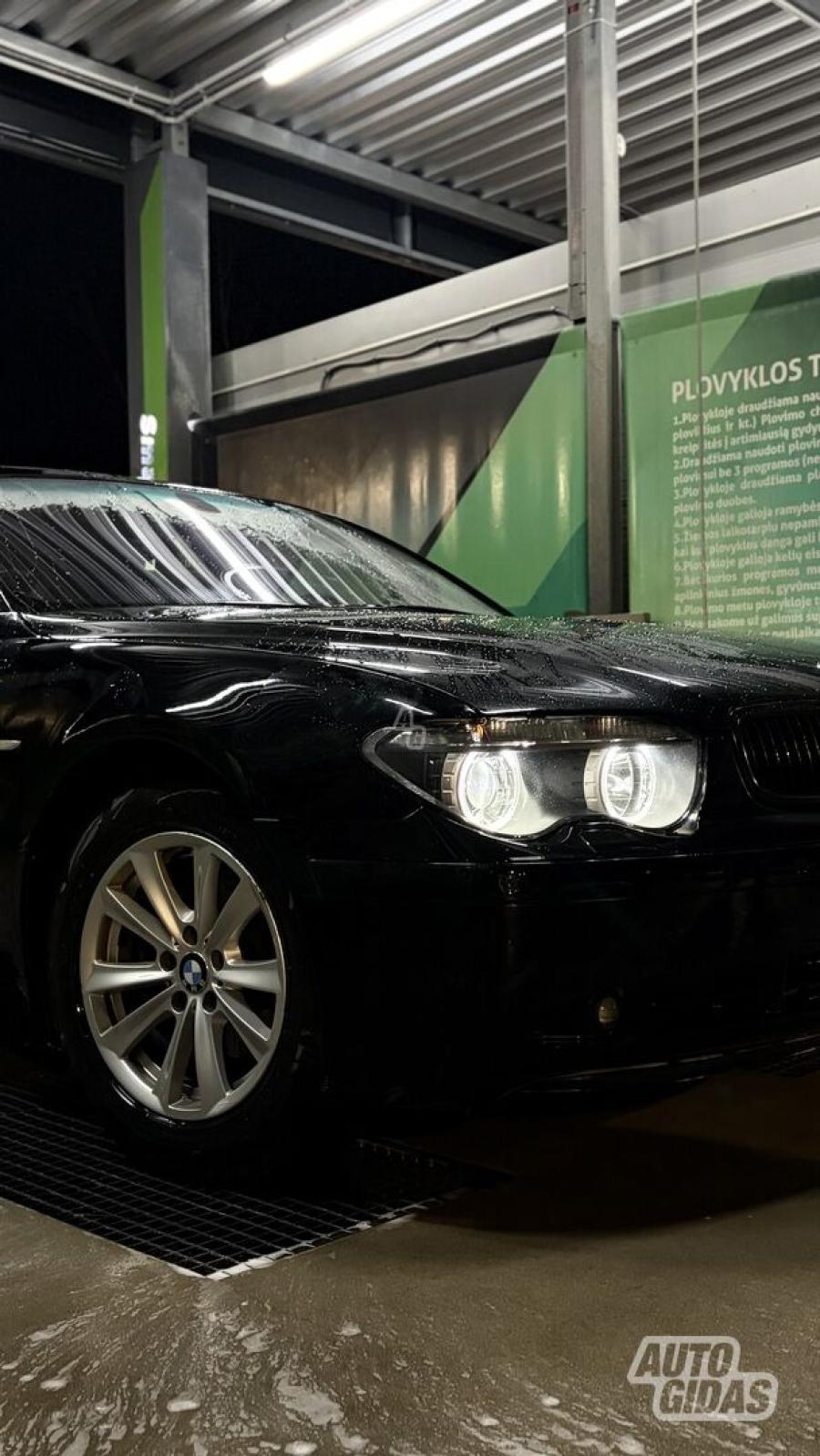 Melns BMW 730 2002 Viļņa, ar dzinēja tilpumu 3.00 L un nobraukumu 498 tūkst. km par 3250 €, foto 12 vietnē AUTOMOTO.COM.LV