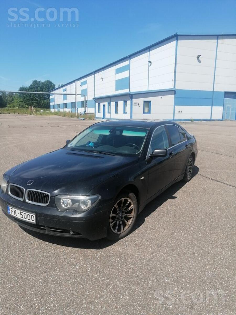 Melns BMW 730 2003 Limbaži, ar dzinēja tilpumu 3.00 L un nobraukumu 344 tūkst. km par 1380 €, foto 1 vietnē AUTOMOTO.COM.LV