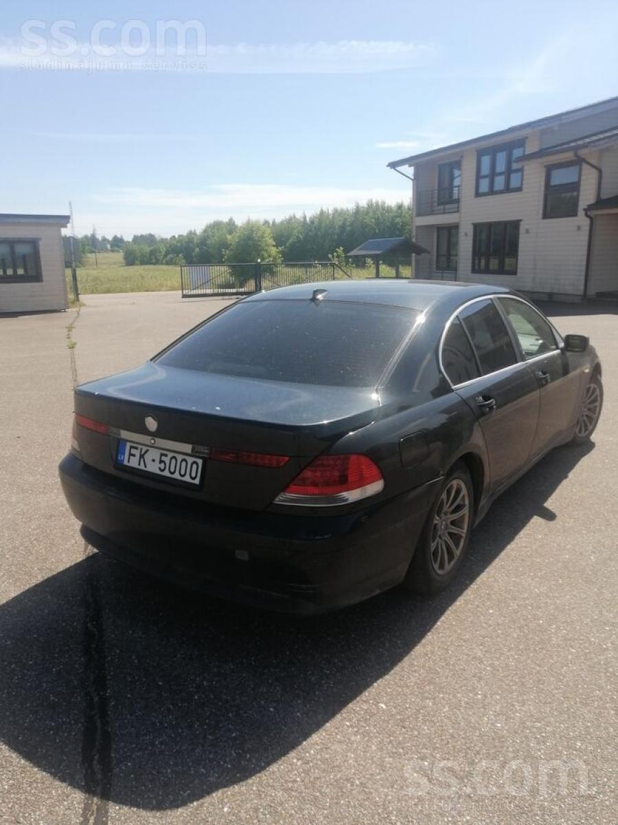 Melns BMW 730 2003 Limbaži, ar dzinēja tilpumu 3.00 L un nobraukumu 344 tūkst. km par 1380 €, foto 4 vietnē AUTOMOTO.COM.LV